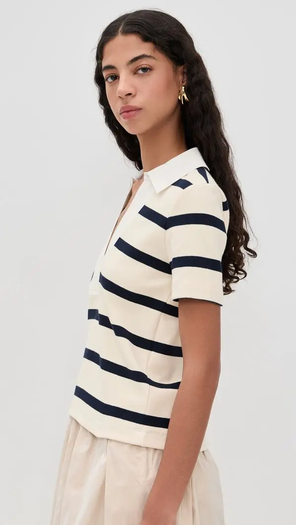 Tanya Taylor Melanie Striped Top