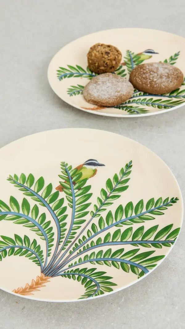 Farm Rio Floral Dessert Plates Set Of 2