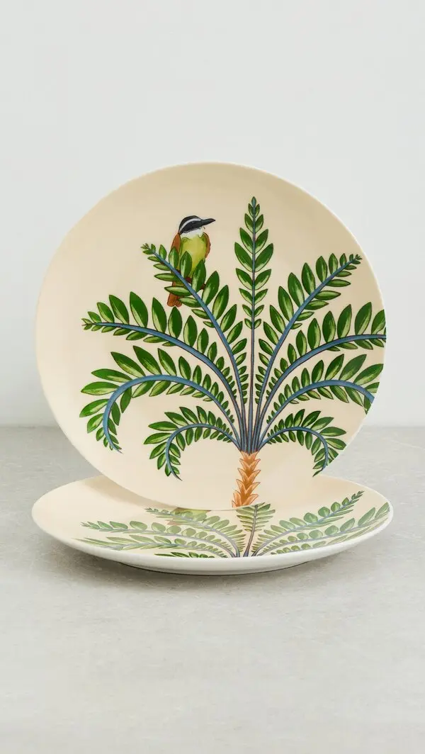 Farm Rio Floral Dessert Plates Set Of 2