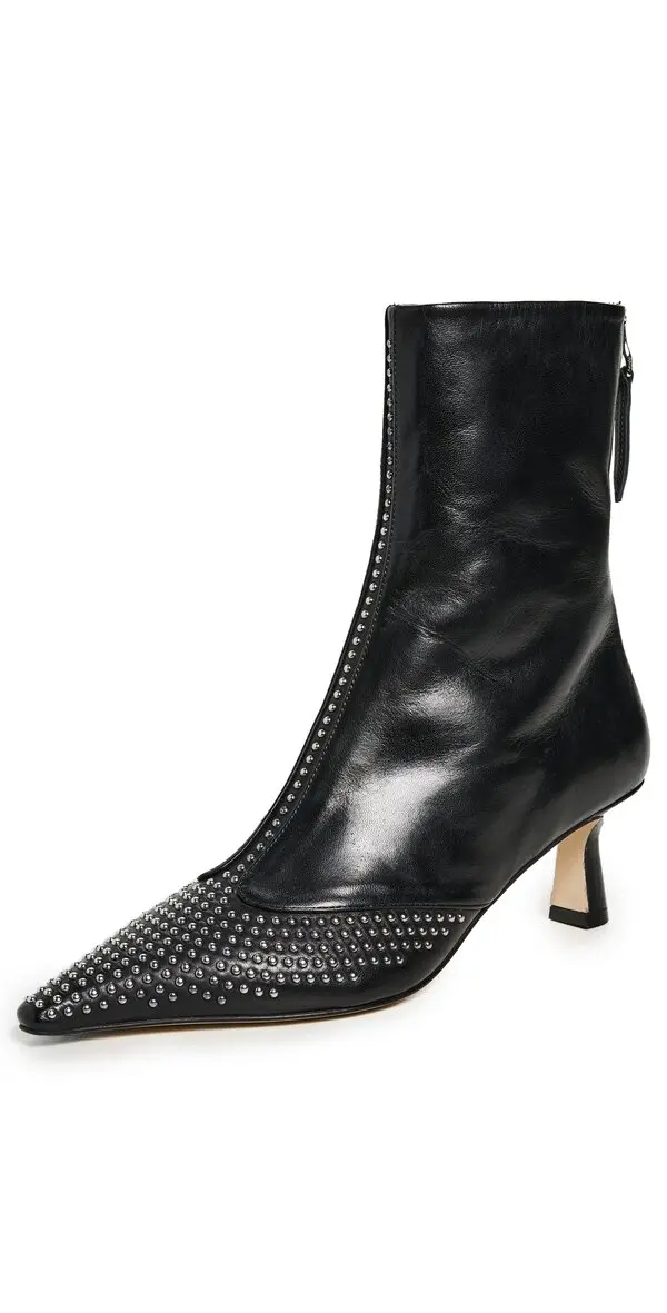 AeydĒ Sila Mini Studs Nappa Leather Booties