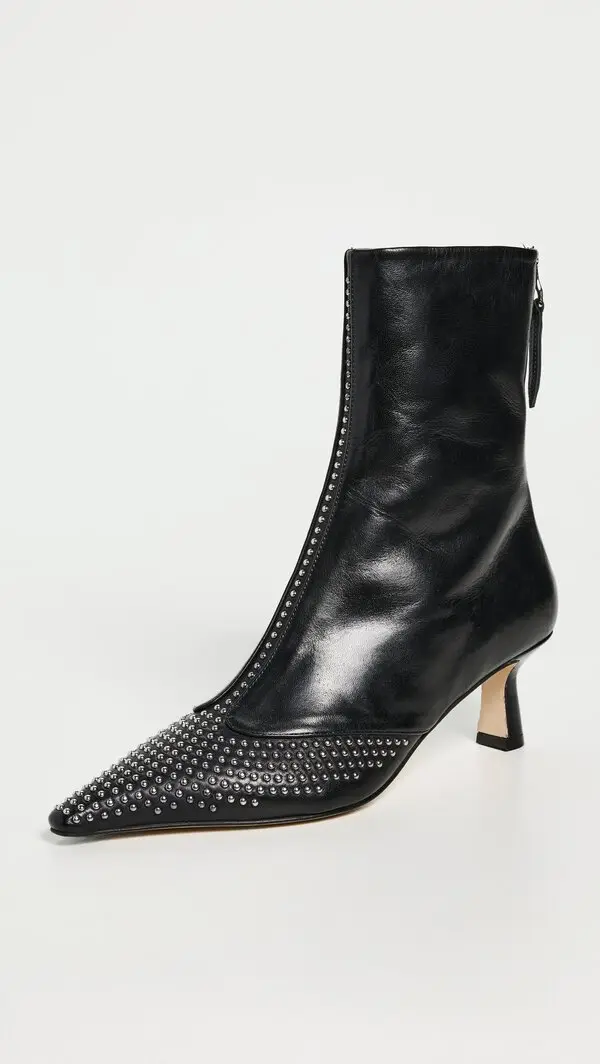 AeydĒ Sila Mini Studs Nappa Leather Booties