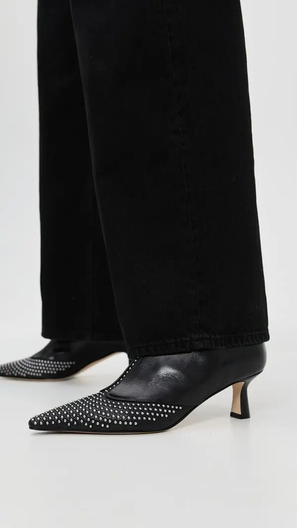 AeydĒ Sila Mini Studs Nappa Leather Booties