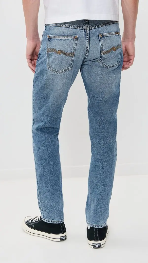 Nudie Jeans Solid Ollie Slim Jeans - Worn Vintage