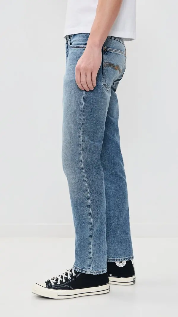 Nudie Jeans Solid Ollie Slim Jeans - Worn Vintage
