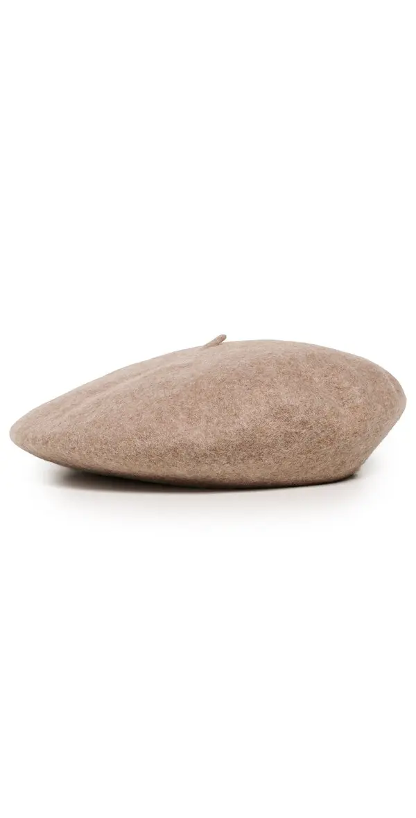 Hat Attack Felt Beret - Taupe