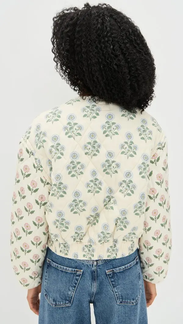 Blanknyc Floral Quilted Jacket