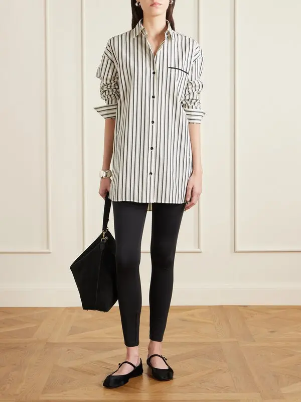 Maria Mcmanus Striped Organic Cotton-sateen Shirt