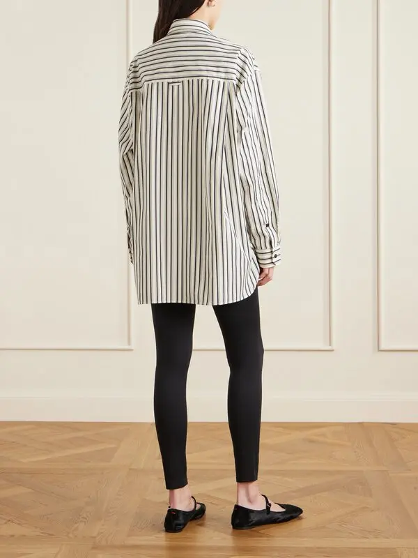 Maria Mcmanus Striped Organic Cotton-sateen Shirt