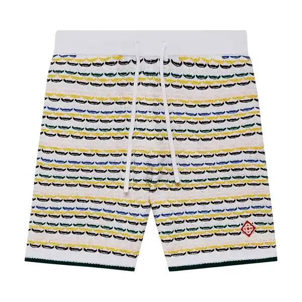 Casablanca Tuck Stitch Shorts - Multicolor