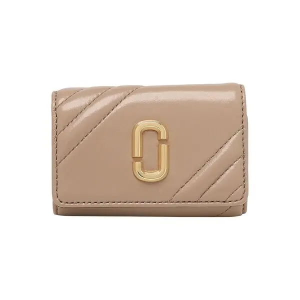 Marc Jacobs Glam Shot Key Case 'dusty Beige - Tan