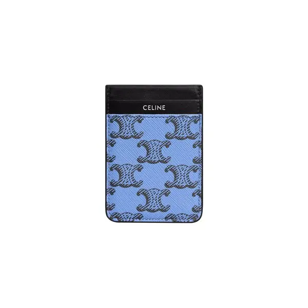 Celine Magnet Card Holder 'ultra - Blue