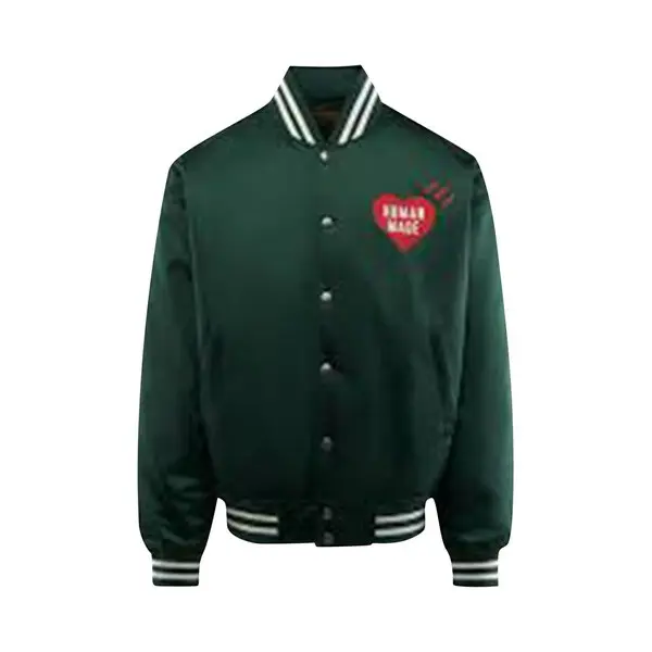 HUMAN MADE Nylon Stadium Jacket - Green