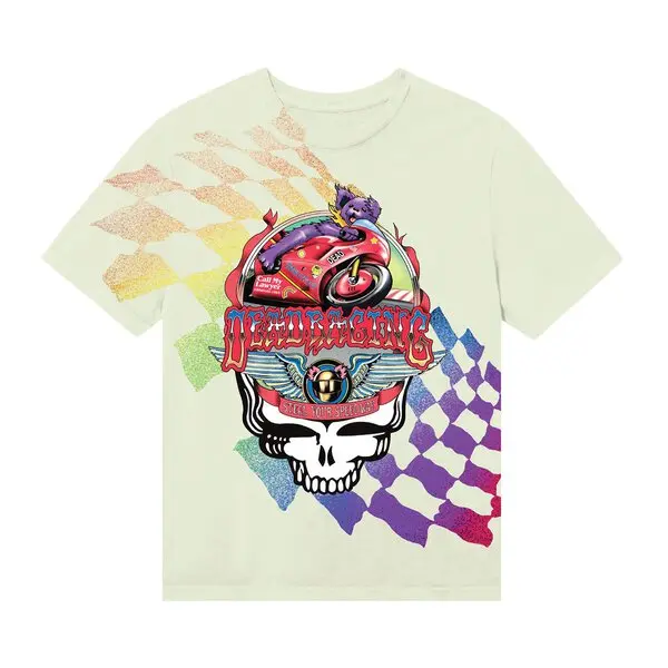 MARKET X Gd Stealie Moto Bear T-shirt - Tan