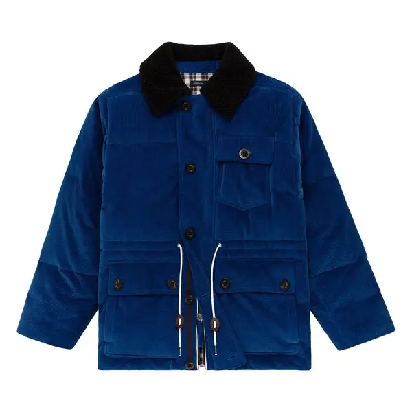 Aimé Leon Dore X Drake's Corduroy Expedition Parka - Blue