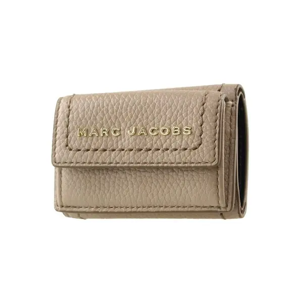 Marc Jacobs Groove Mini Trifold Wallet 'greige - Grey