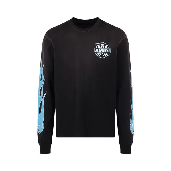 Amiri Eagle Flames Long-sleeve Tee