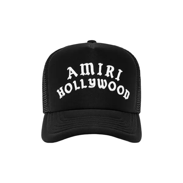 Amiri Hollywood Trucker Cap - Black