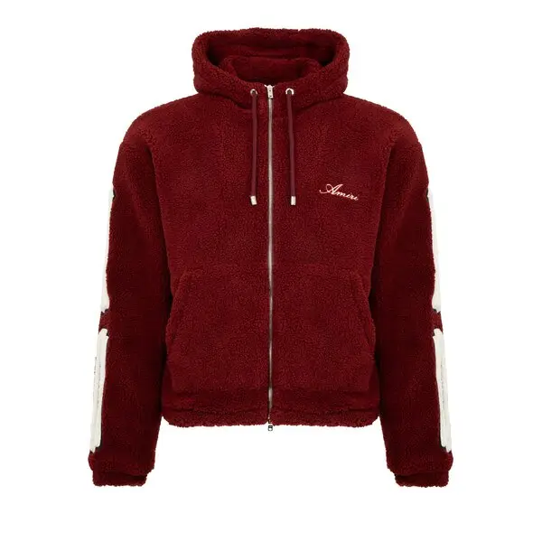 Amiri Bones Fleece Zip Hoodie