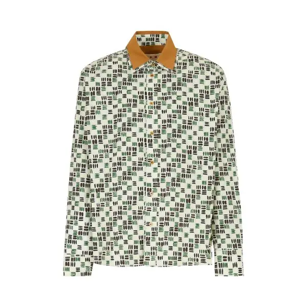 Marni Rhythms Print Poplin Shirt