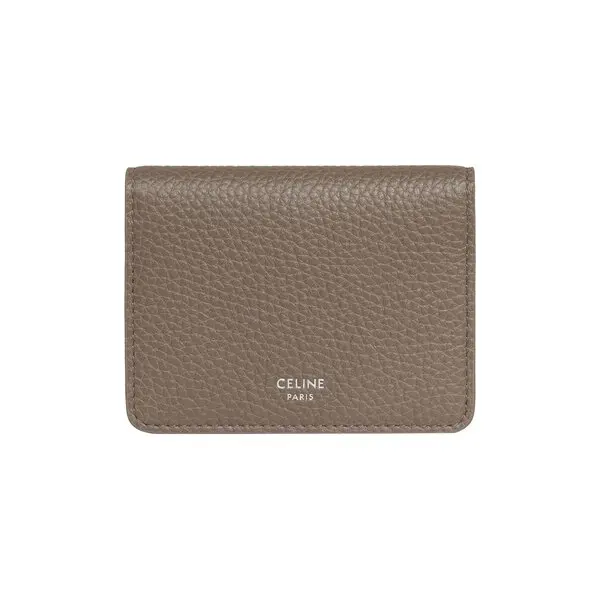 Celine Bi Fold Card Holder 'souris - Cream