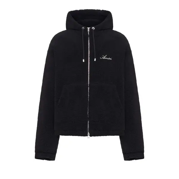 Amiri Bones Fleece Zip Hoodie