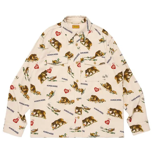 HUMAN MADE Printed Flannel Shirt