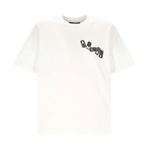 Amiri Domino Tee - White