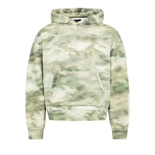 Amiri Bones Oversized Camo Hoodie