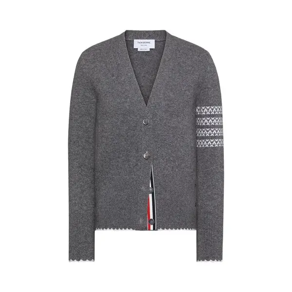 Thom Browne Holiday Hector Classic Fit V-neck Cardigan