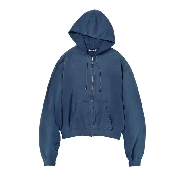 Auralee Product Dyed Pima Light Zip Parka