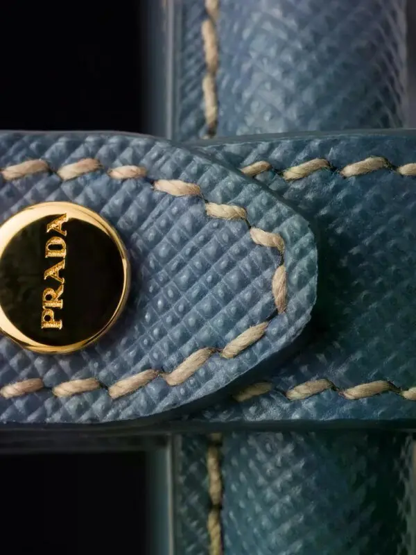 Prada Galleria Small Tote Bag - Blue