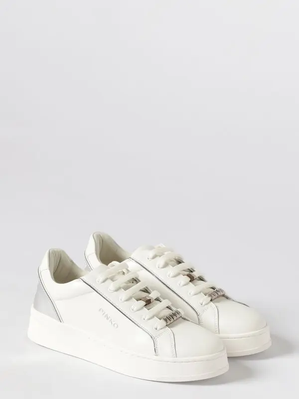 Pinko Lace-up Sneakers - White 1