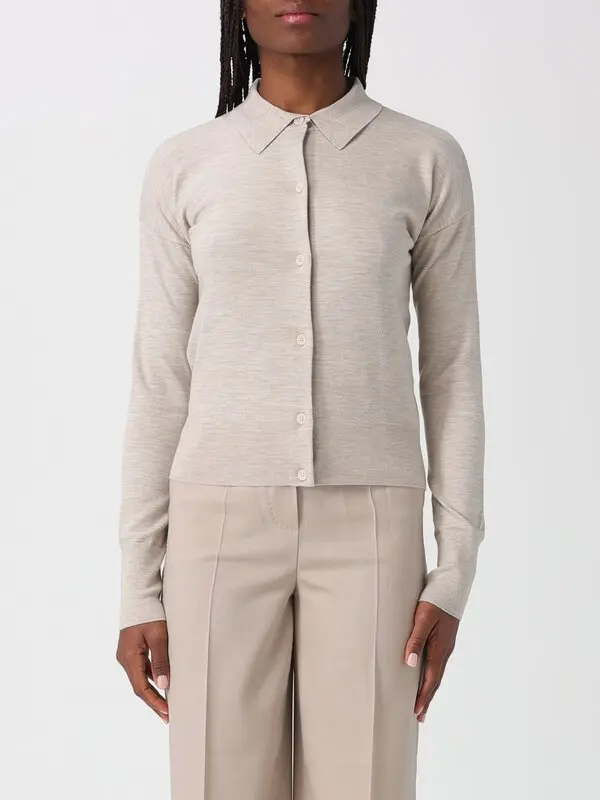 Max Mara Ribbed Cardigan - Beige