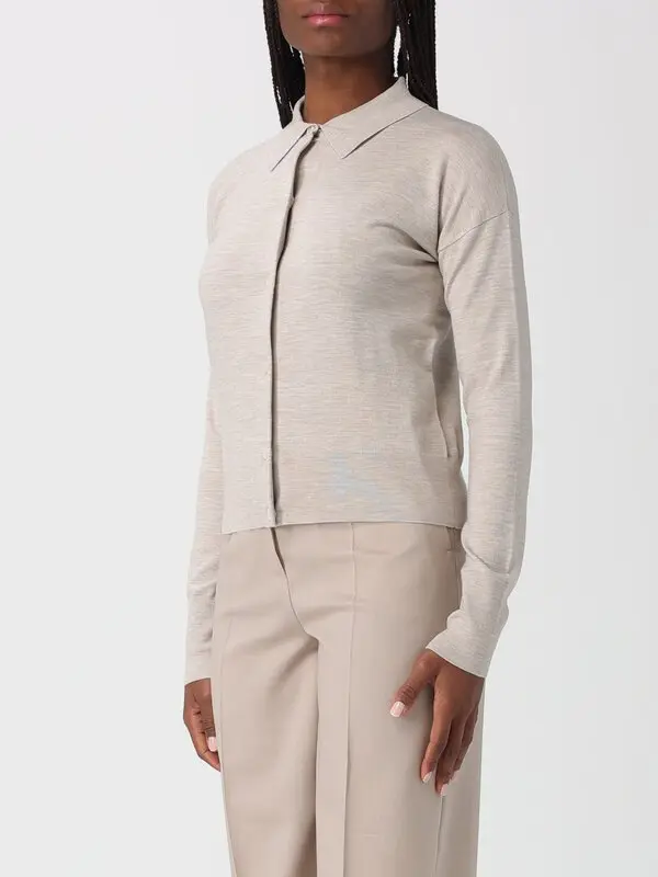 Max Mara Ribbed Cardigan - Beige