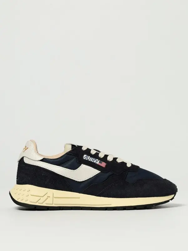 AUTRY Reelwind Nylon And Suede Bovine Leather Sneakers - White