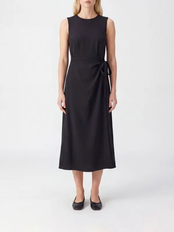 Aspesi Sleeveless Belted Dress - Black