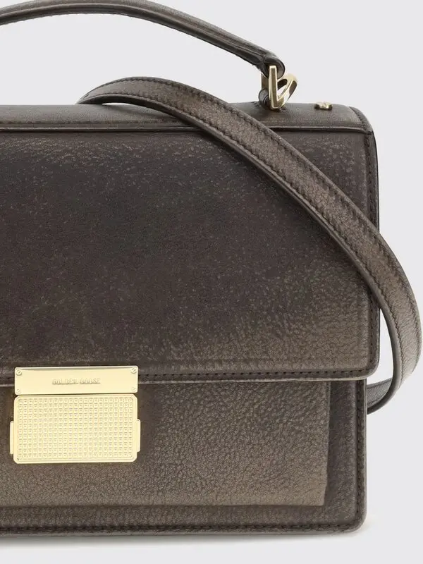 GOLDEN GOOSE Venezia Leather Bag - Dark
