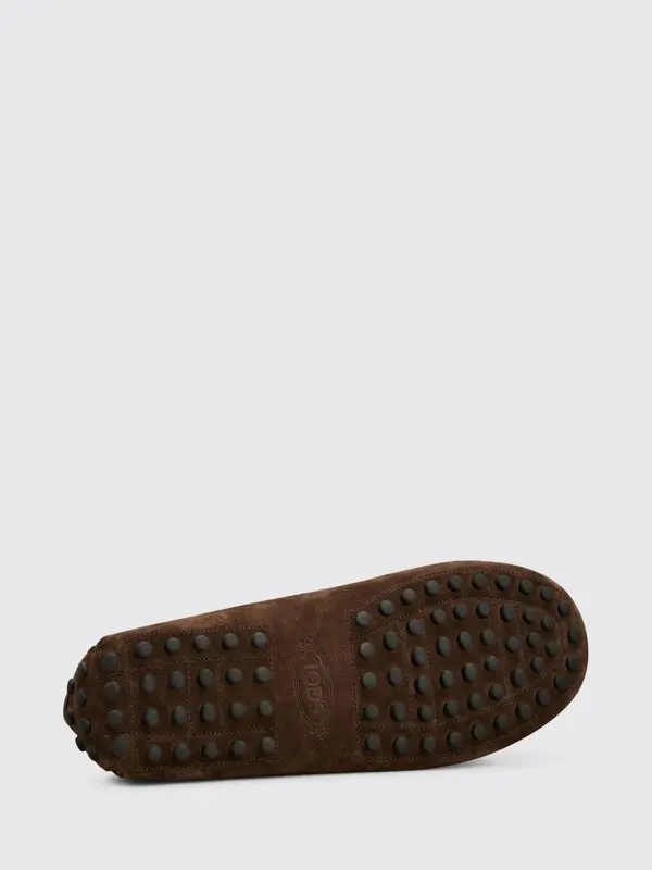 TOD'S Gommino Driver Suede Loafers - Brown