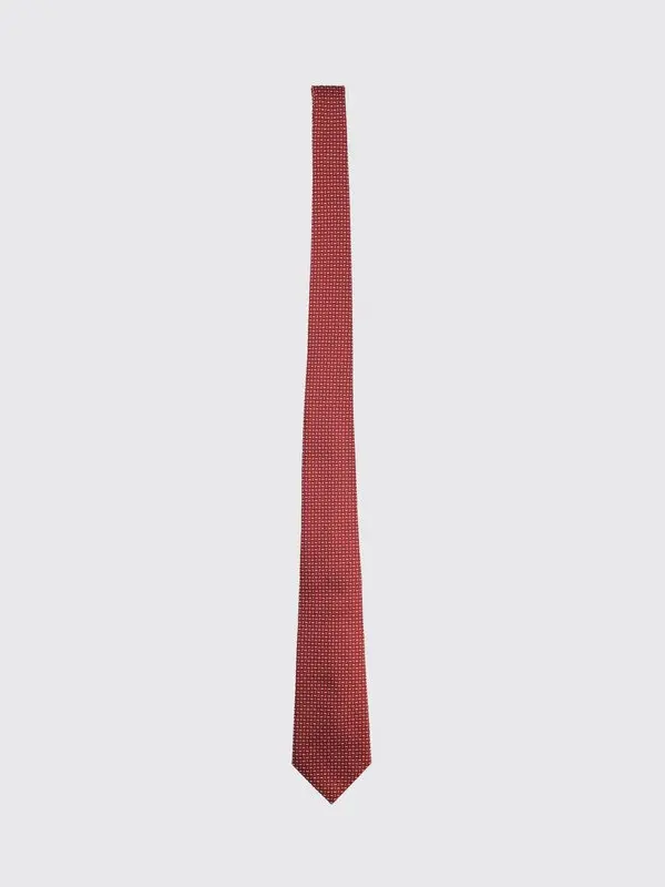 Giorgio Armani Printed Necktie - Burgundy