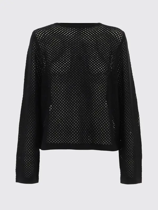 ALLUDE Pullover Sweater - Black