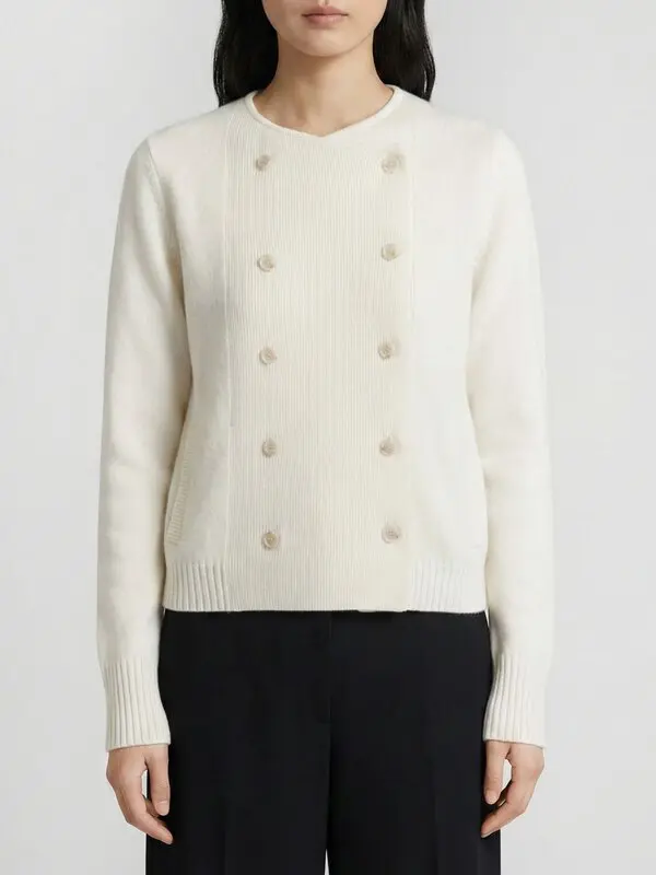 ALLUDE Button Detailed Sweater