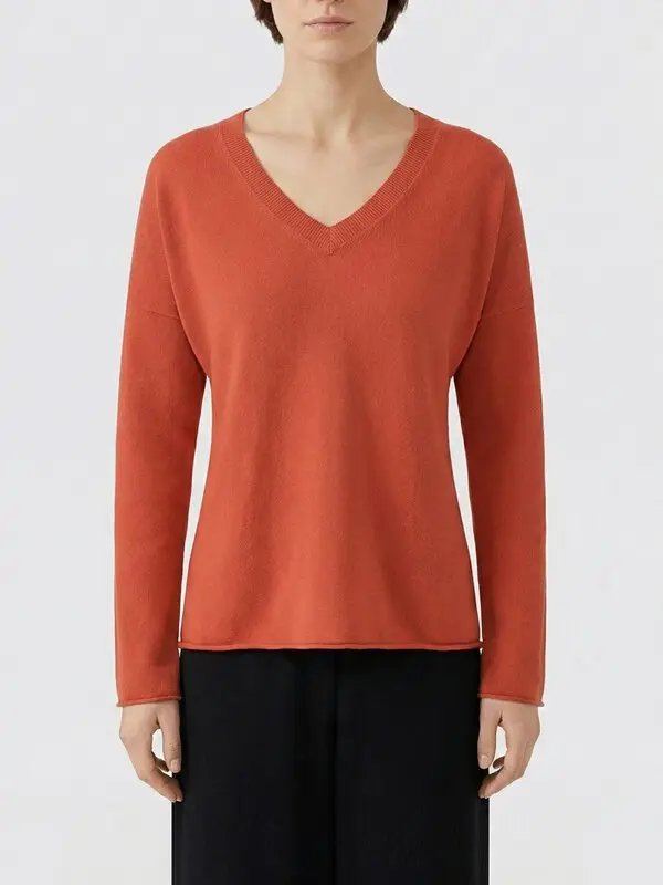 ALLUDE Pullover Sweater - Red