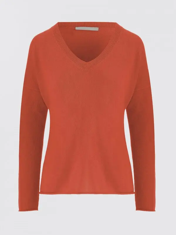 ALLUDE Pullover Sweater - Red