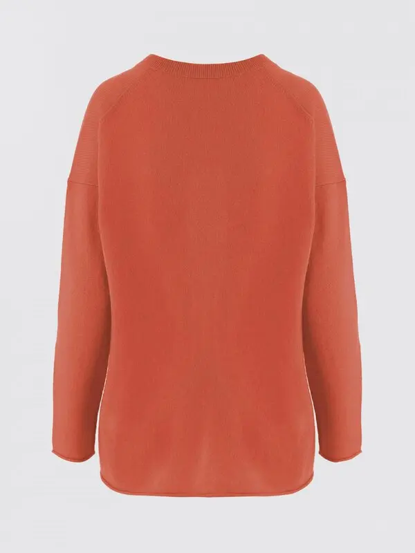 ALLUDE Pullover Sweater - Red