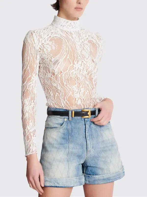 Balmain Leather Belt - Black