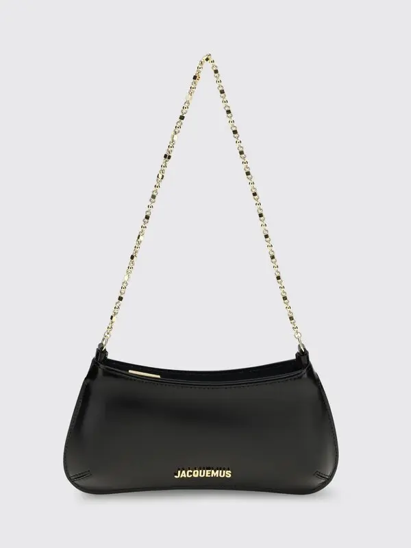 Jacquemus Shoulder Bag With Chain Strap - Black