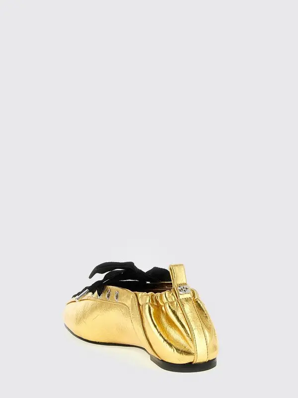 GANNI Ballet Flat - Gold