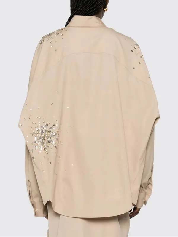 Dries Van Noten Embellished Shirt - Beige