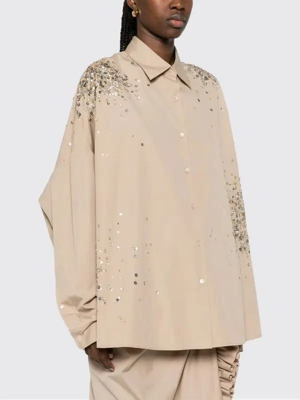 Dries Van Noten Embellished Shirt - Beige