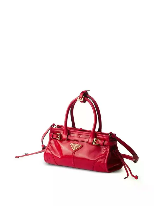 Prada Mini Bonnie Leather Tote Bag